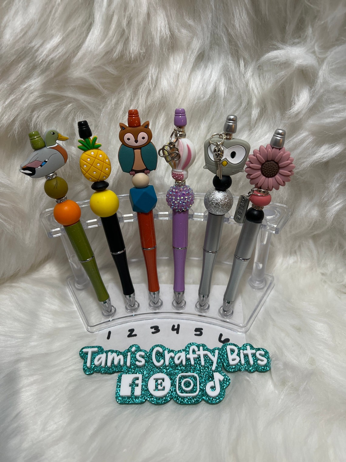 Custom Specialty Focal Bead Pens. Character Beads. Silicone - Etsy