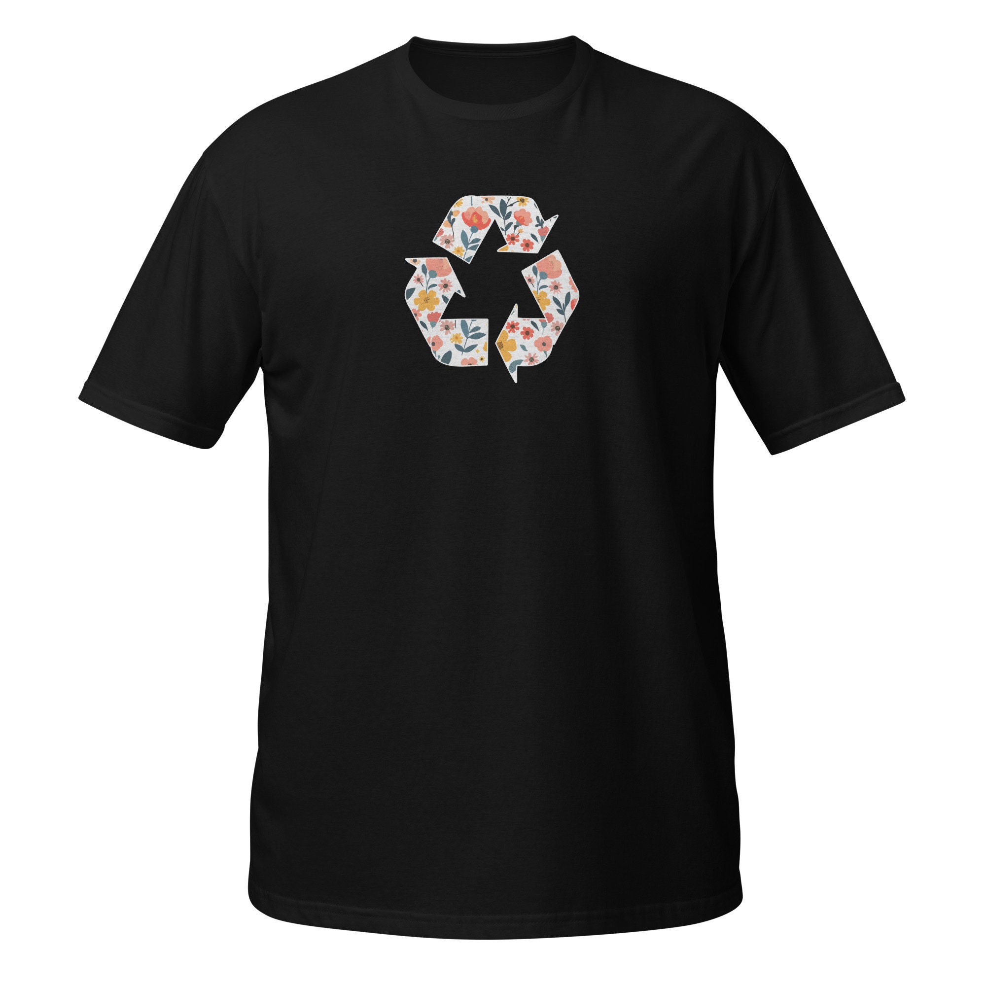 Flowers Recycling Logo Recycle Symbol Earth Day Unisex T-shirt - Etsy