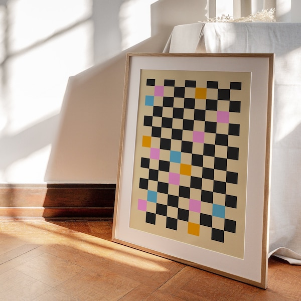 Colorblock Art - Etsy