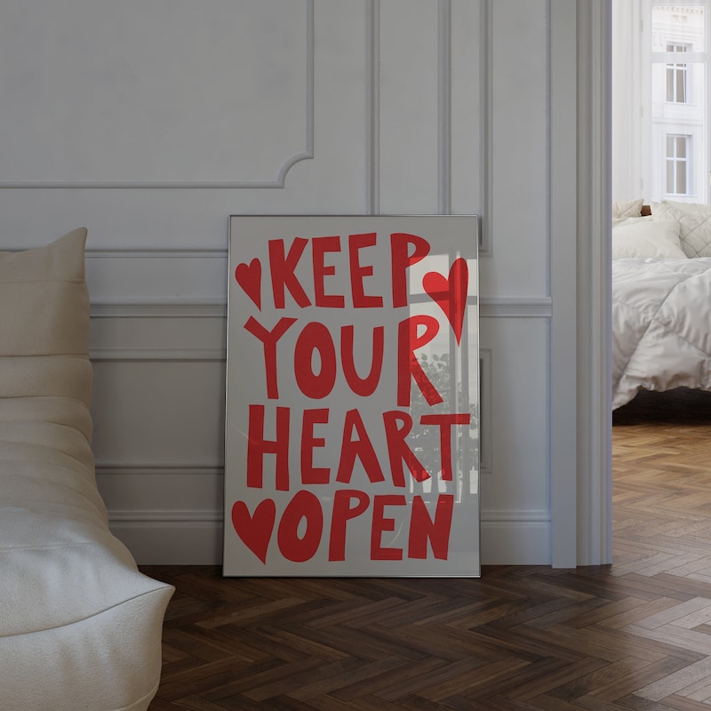 Heart Typography - Etsy