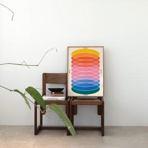 Rainbow Geometric 'endless' Poster | PRINTABLE | Shapes, Spiritual ...