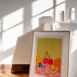 Fruit Bundle Kitchen Poster | PRINTABLE Digital Art Print | Retro ...