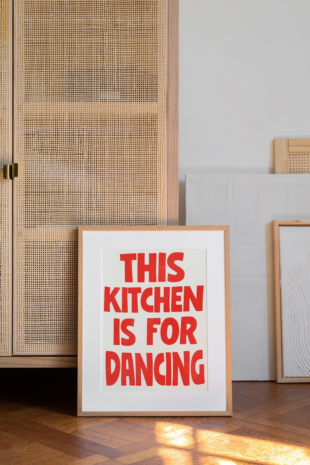 Retro 'this Kitchen is for Dancing' Poster DIGITAL - Etsy