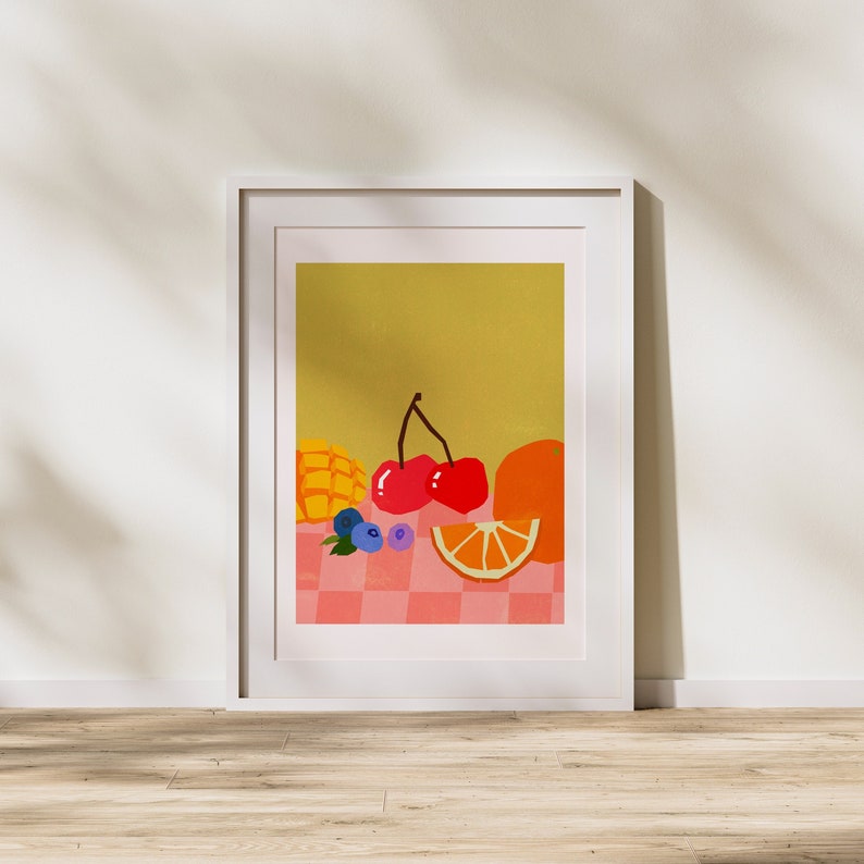 Fruit Bundle Kitchen Poster PRINTABLE Digital Art Print - Etsy