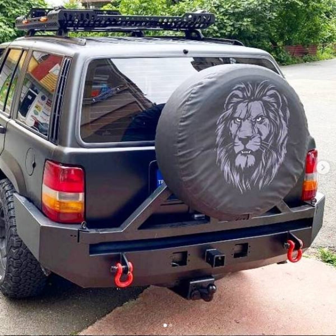 Spare Tire Cover With Lion Design, PVC Wheel Cover, Soft Tyre Cover, UV ...