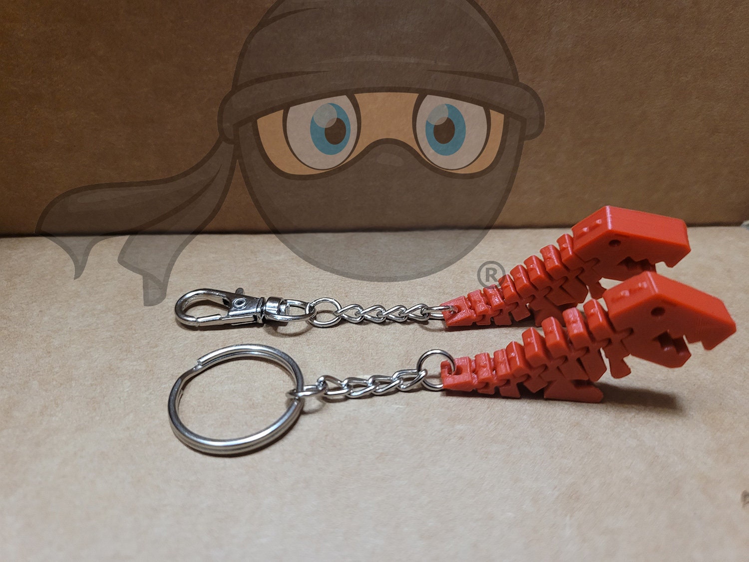 Buy Flexi Rex / Flex Dino Fidget 3D Printed Keychain Online in India - Etsy