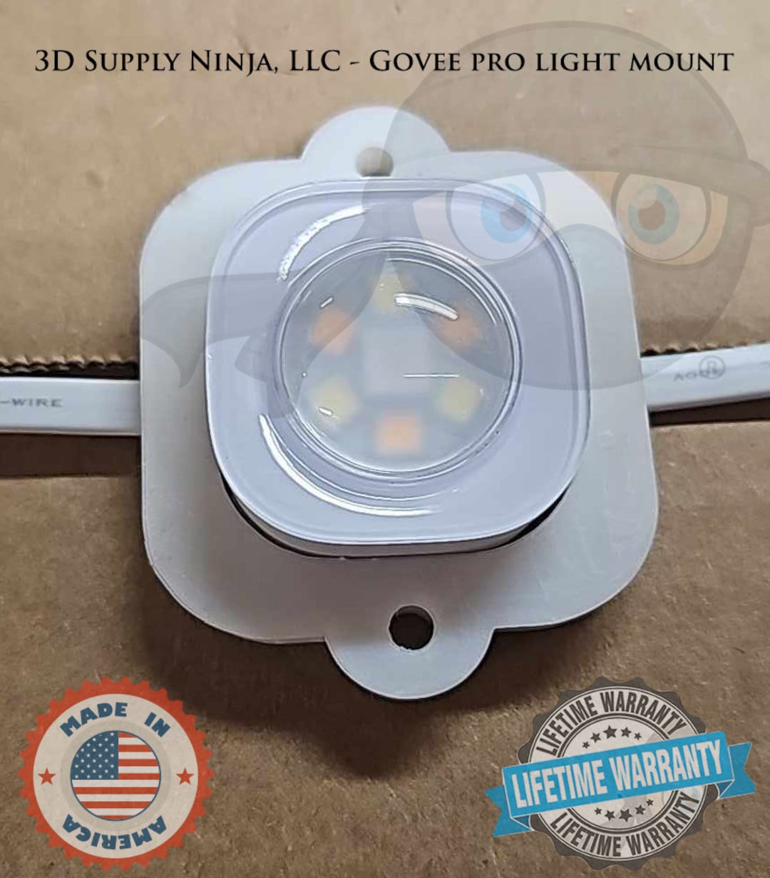 Govee (pro) Permanent Outdoor Light Mount Bracket Soffit - Eave ...