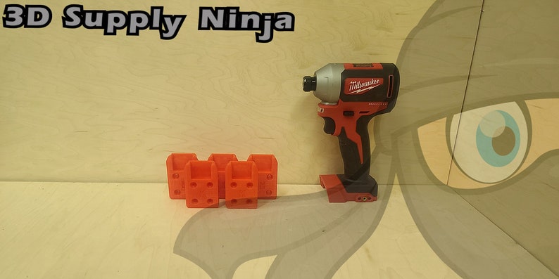 3D Printed Tool Mounts for Milwaukee M18 Tools Made in the USA 4packs ...