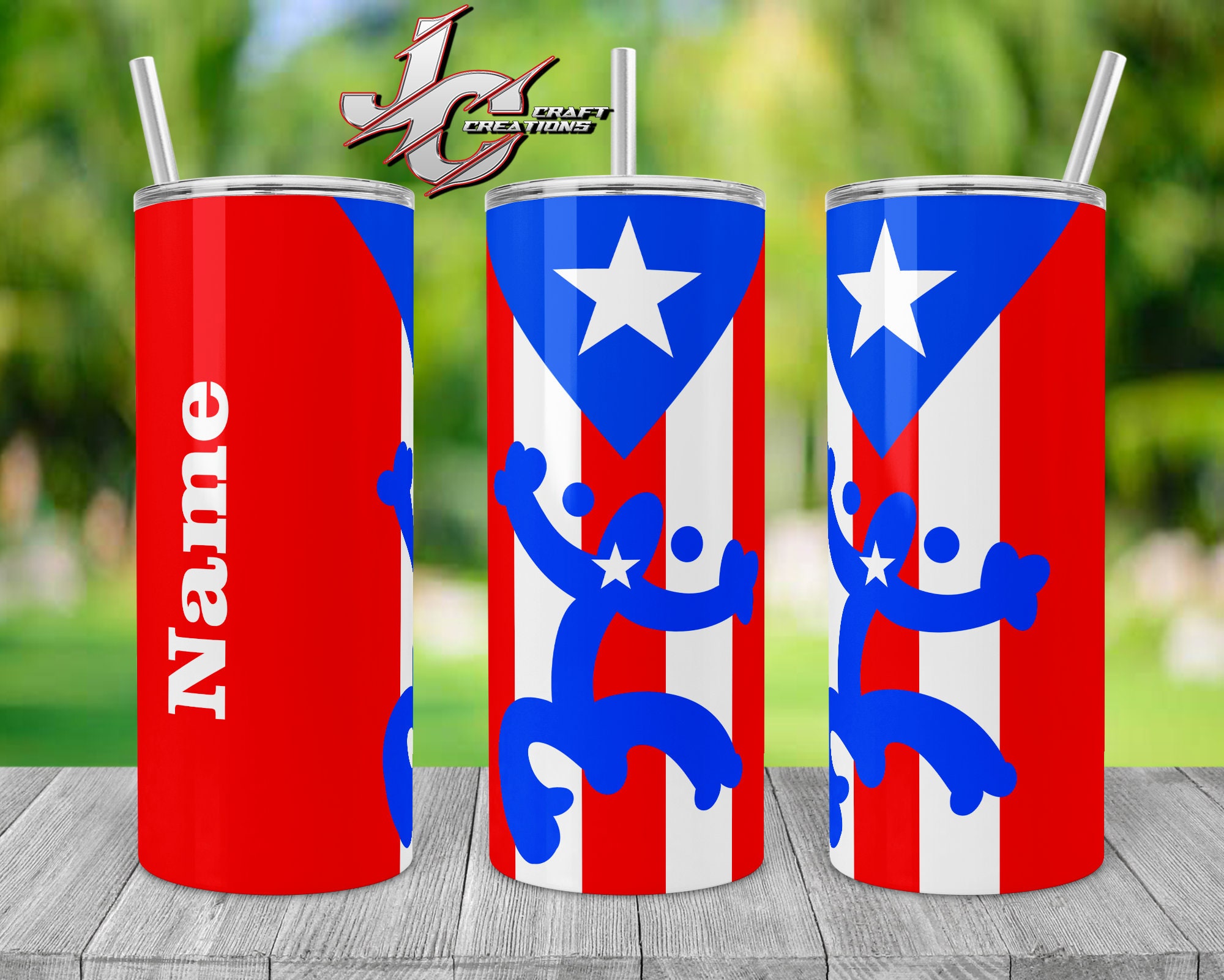 Tumbler Skinny 20oz Puerto Rico Flag Coquí Taino Desings Download. File ...