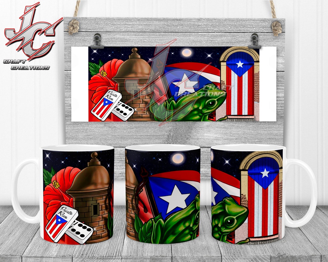 Mug 11oz Puerto Rico Boricua Designs Download. - Etsy