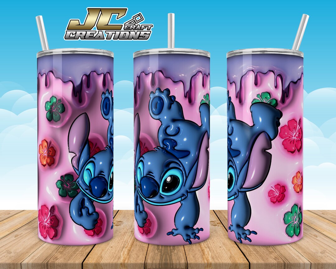 Tumbler Skinny 20oz Stitch Inflate 3D Desings, Download Only. - Etsy