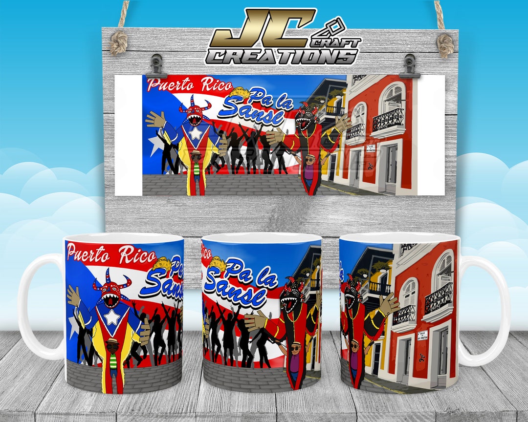 Puerto Rico Mug 11oz Sanse 2024, Boricua, Puerto Rico Designs Download ...