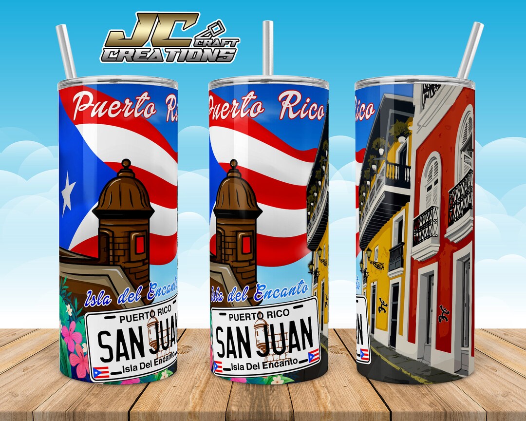 Tumbler Skinny 20oz Puerto Rico Old SJ Flag Desings Download. File 2 ...