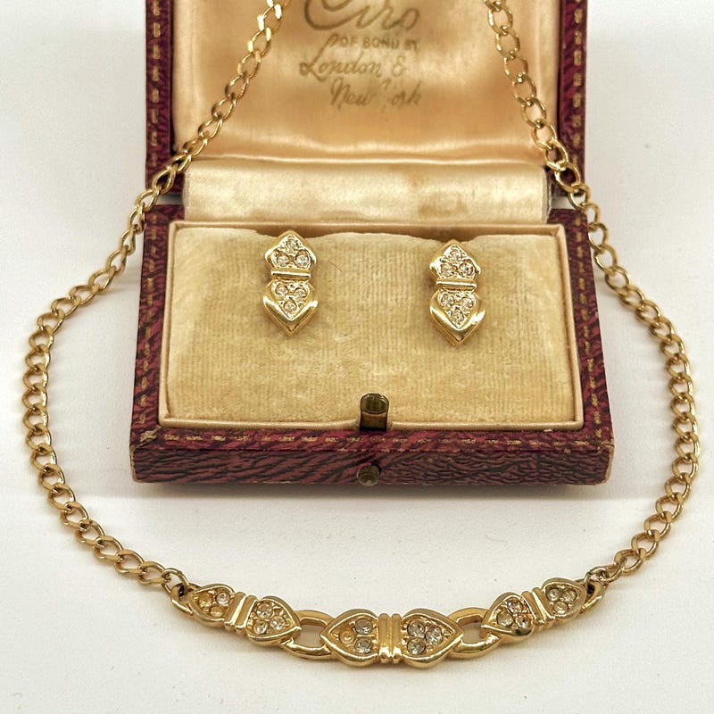 Vintage Jewelry Signed Set - Etsy UK