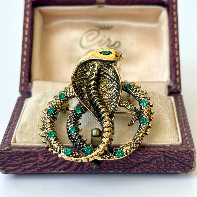 Snake Brooch - Etsy