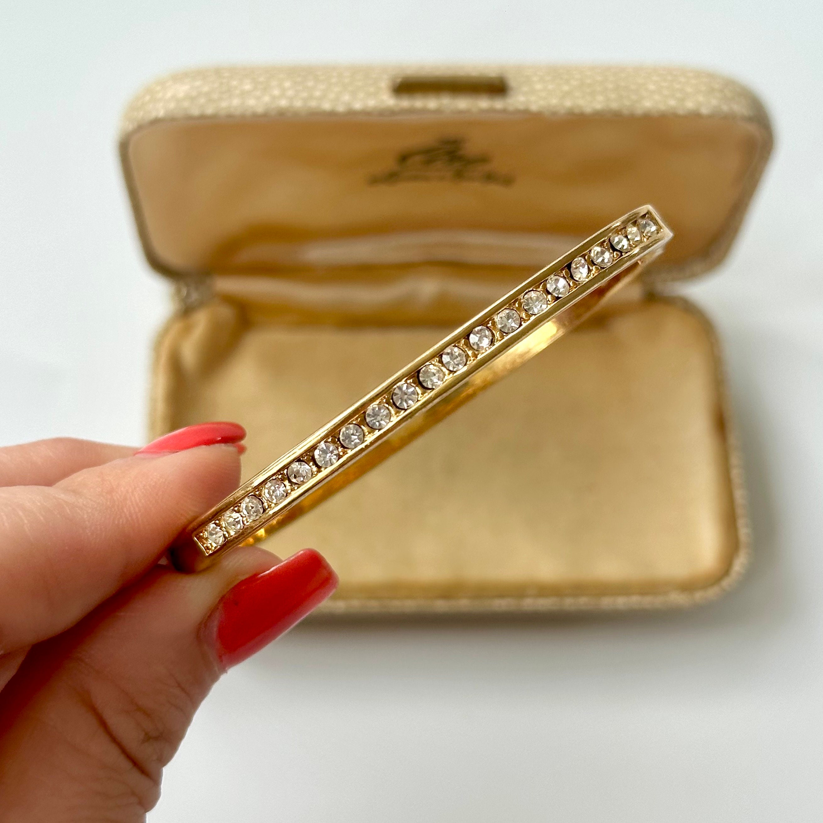 Dazzling Vintage 1980s Designer Monet 18ct Gold Plated Austrian Crystal ...