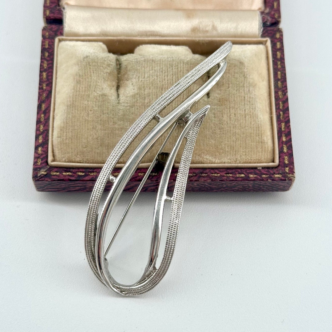 Beautiful Vintage 1950s 18ct White Gold Plated Designer Sarah Coventry ...