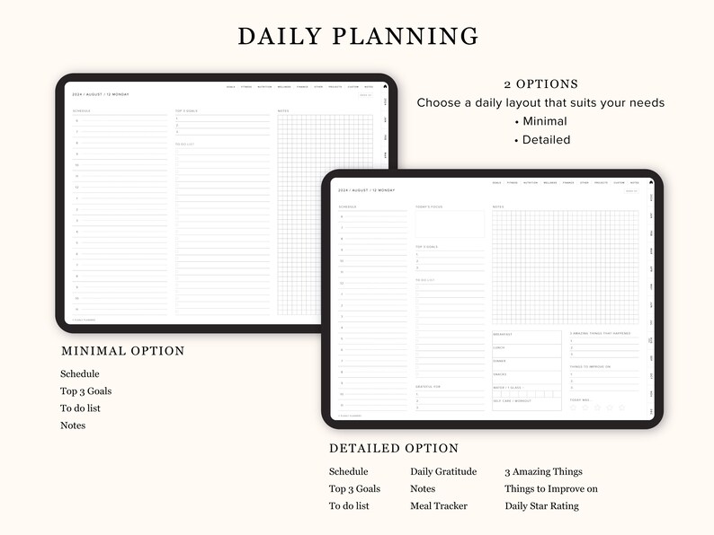 Goodnotes Planner 2024 Digital Planner iPad Planner Notability Planner ...
