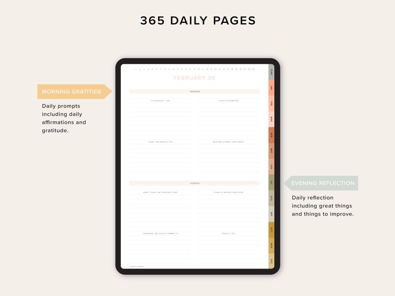 Goodnotes Gratitude Journal | Digital Daily Diary | Self Care ...