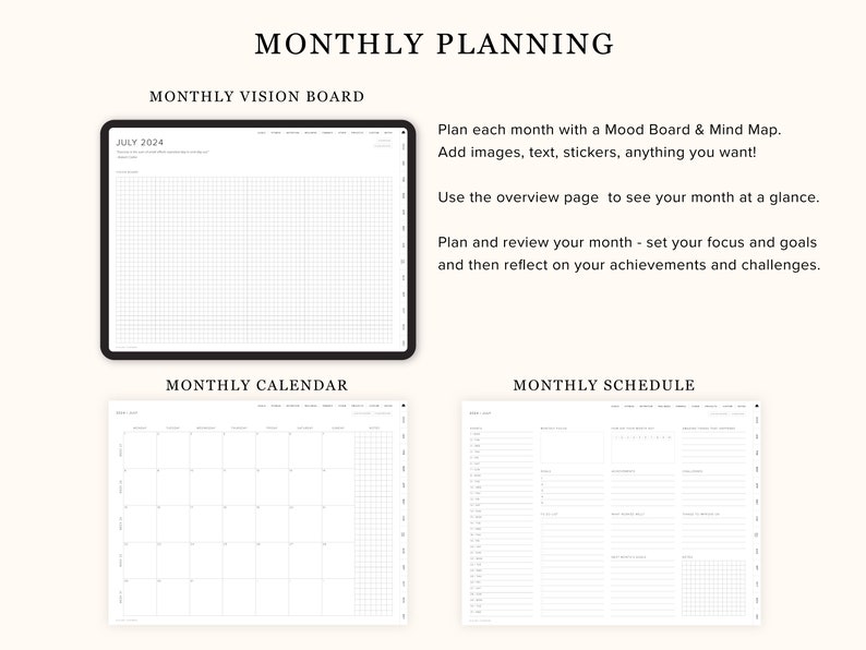 Goodnotes Planner 2024 Digital Planner iPad Planner Notability Planner ...