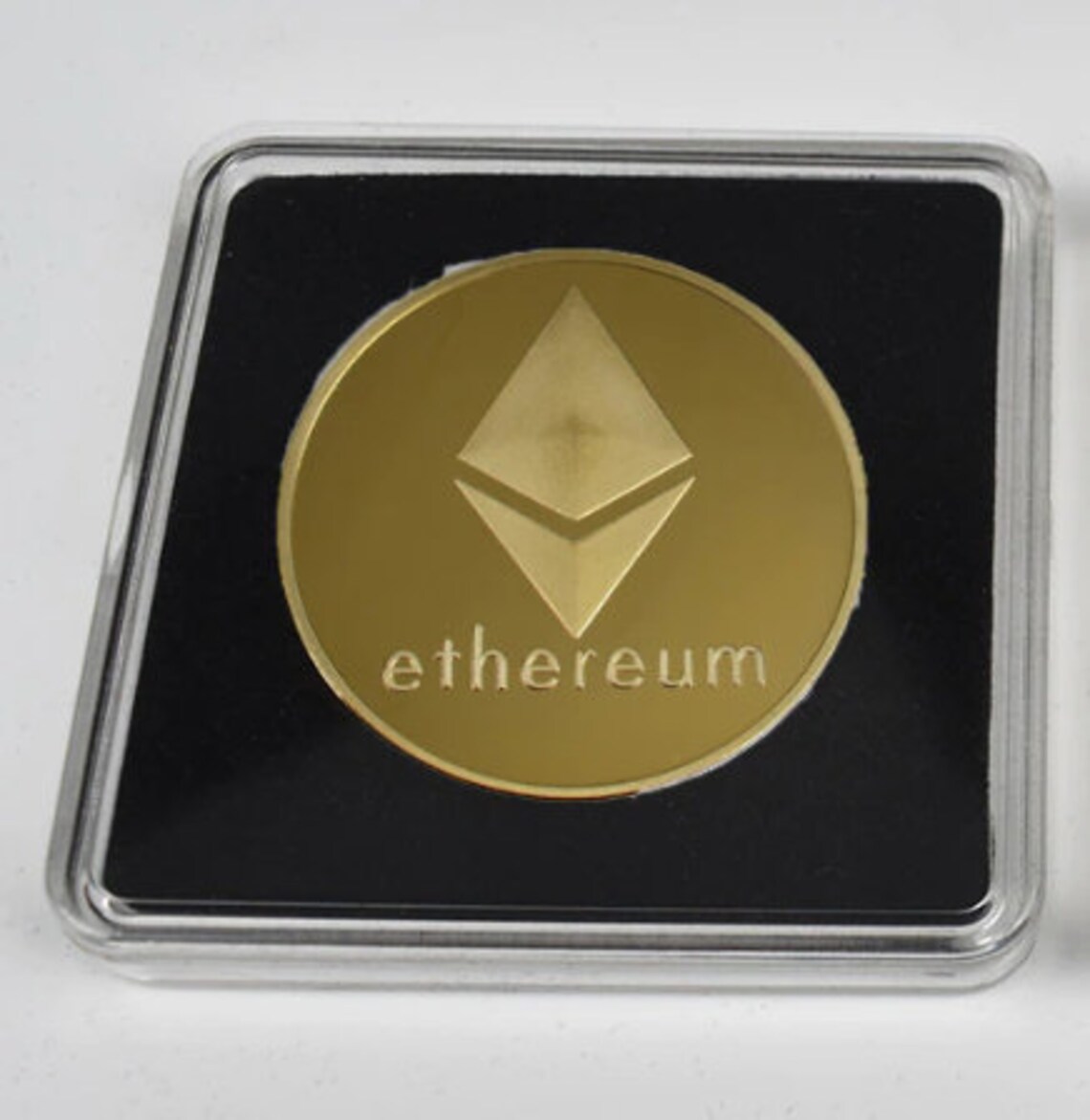 Ethereum Coin ETH Crypto Coin Physical collectible coin | Etsy