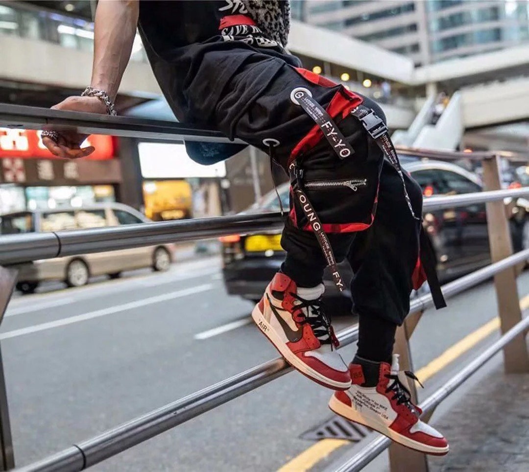 Men's Cyberpunk Techwear Sweatpants Style Meets Comfort - Etsy