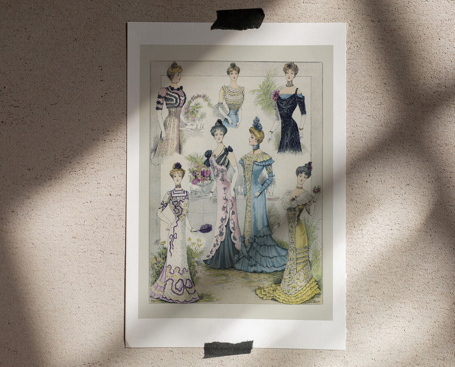 1899s Digital Download Vintage Poster 4 files Era | Etsy