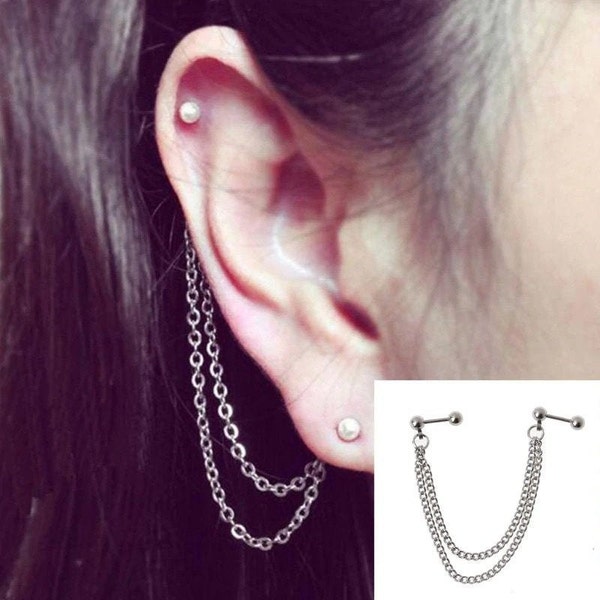 Double Piercing - Etsy