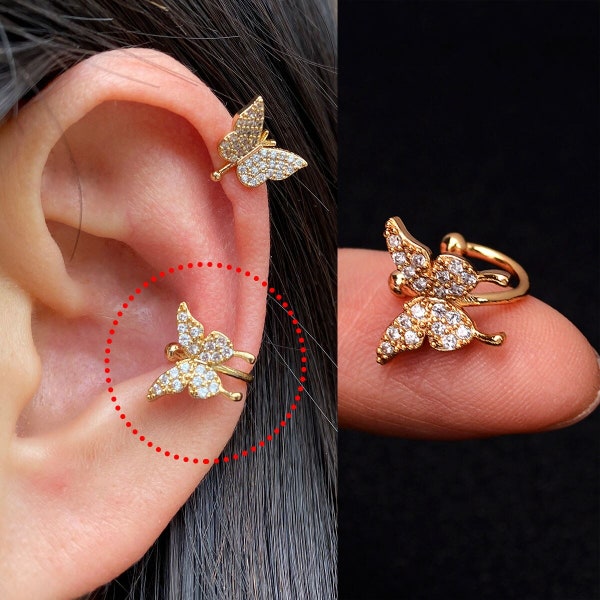 Butterfly Ear Cuff - Etsy