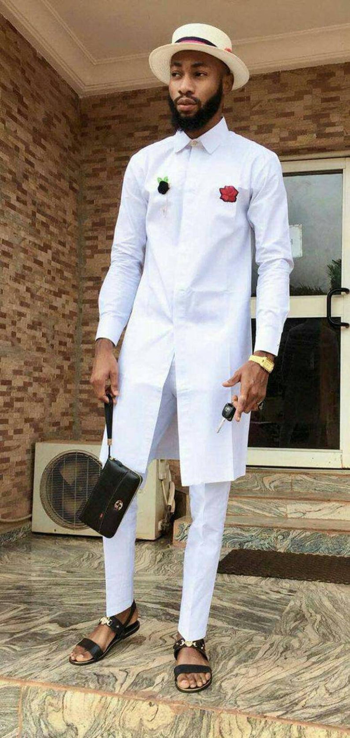 White Suit, African Men Clothing, African Men Outfit, African Men Wears ...