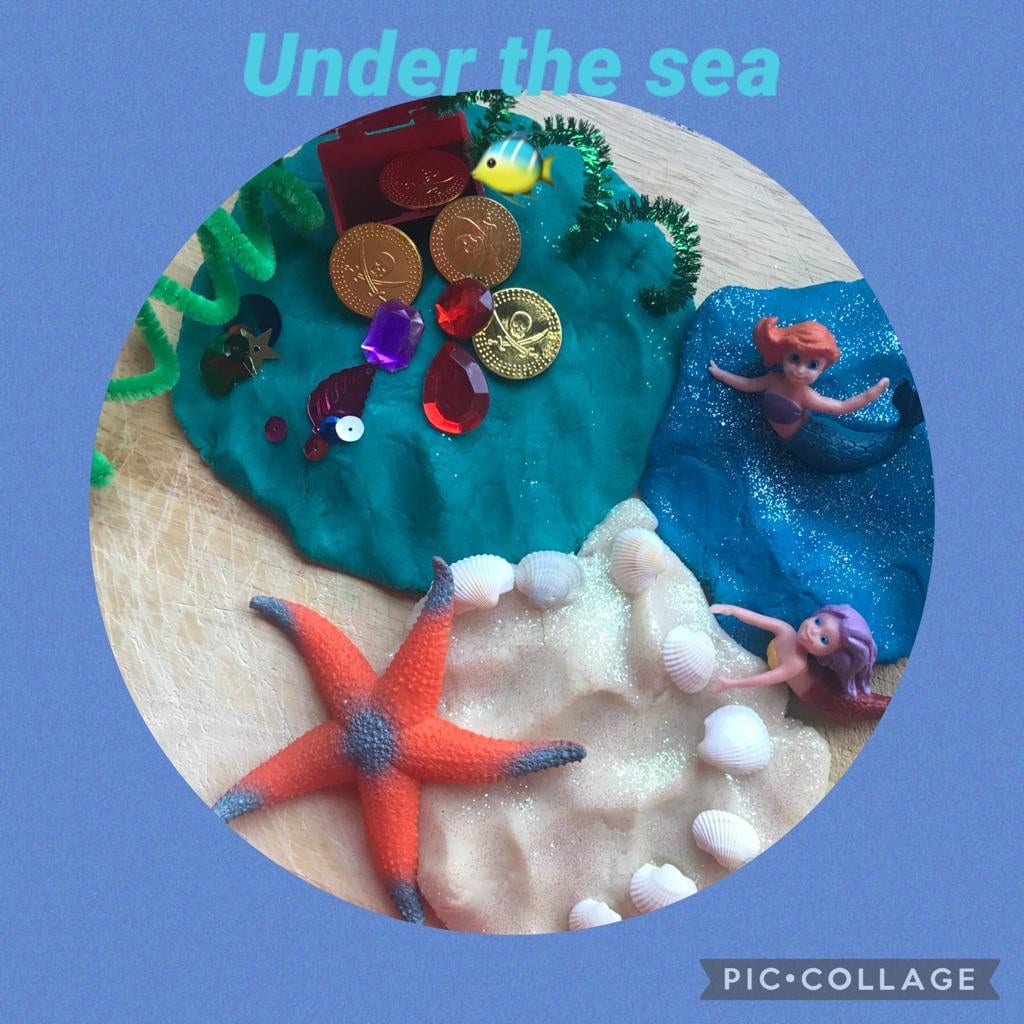 Under the Sea Play Dough Sensory Box - Etsy