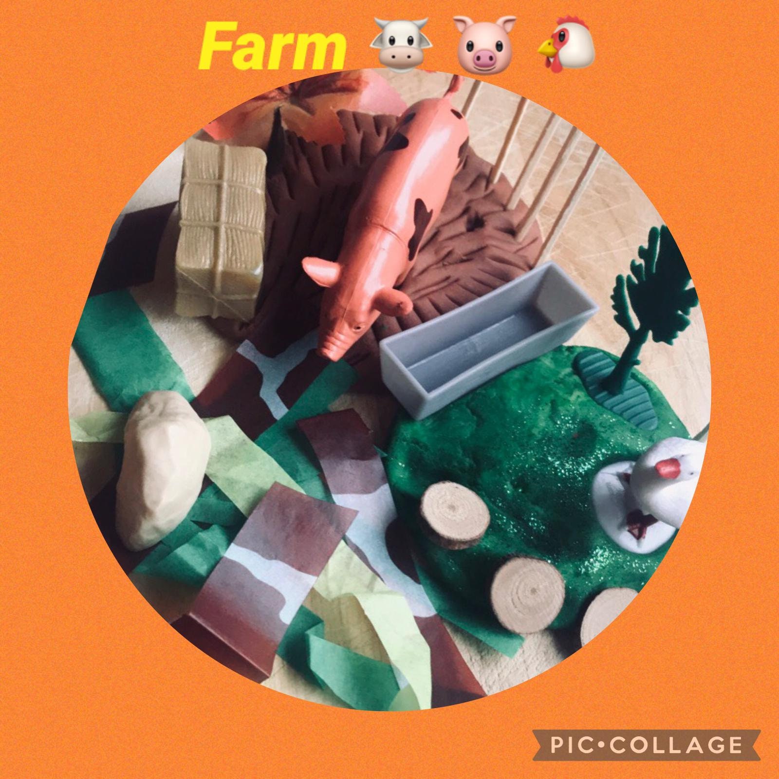 Farm Play Dough Sensory Box - Etsy