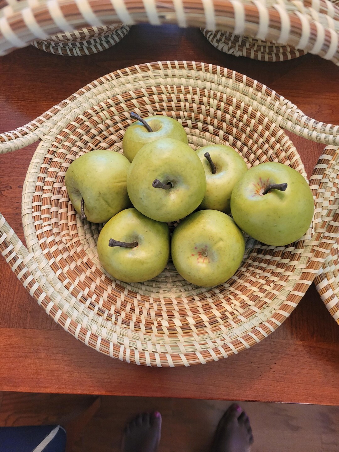Charleston Sweet Grass Fruit Tray With Fitted Base - Etsy