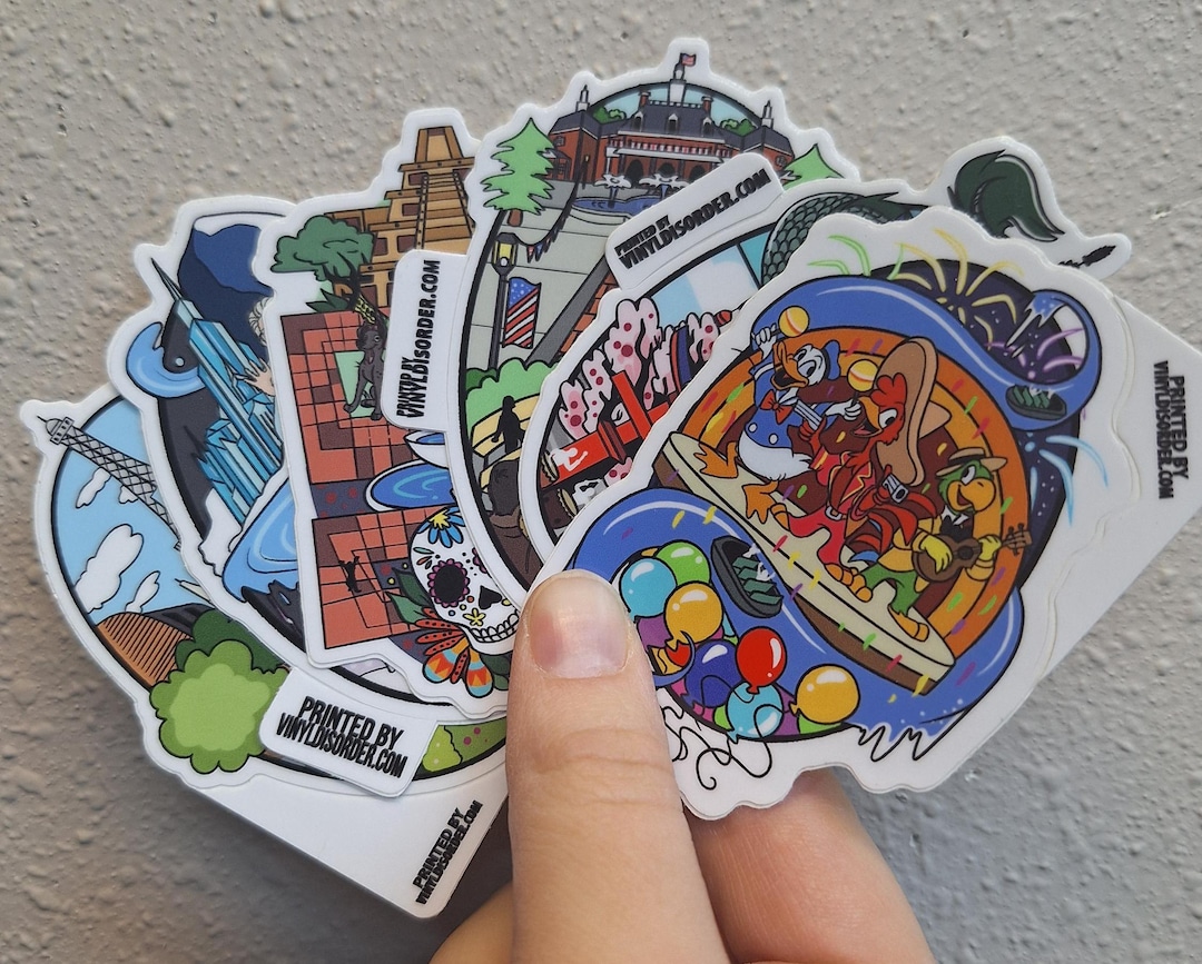 EPCOT - WORLD SHOWCASE Stickers - Etsy