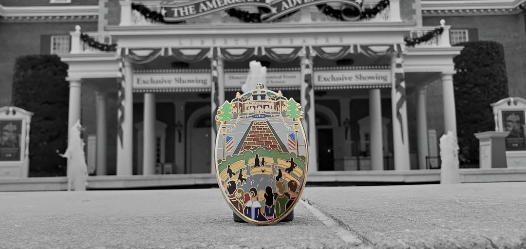 American Pavilion Epcot Fantasy Pin - Etsy