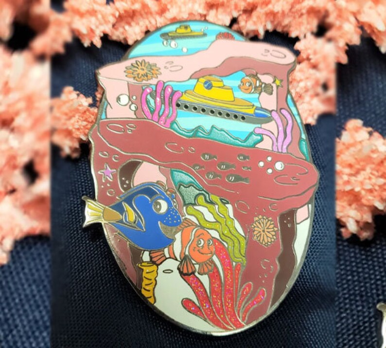 Disneyland Finding Nemo Submarine Voyage Fantasy Pin - Etsy