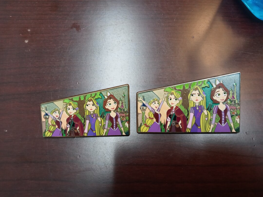 MINIATURE Rapunzel Tangled Evolution Fantasy Pins - Etsy