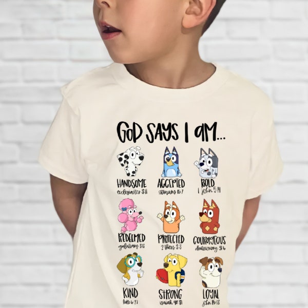 God Say I Am Bluey - Etsy
