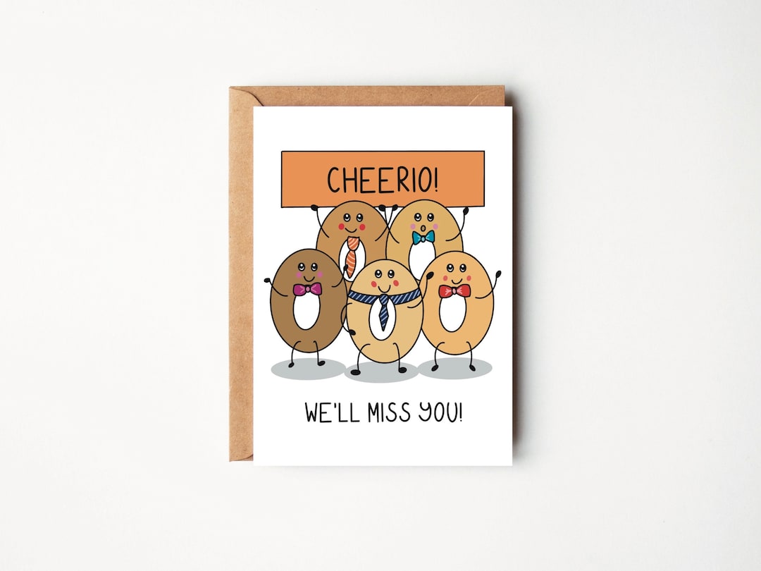 Sorry You're Leaving Card From Colleagues or Work Mate We'll Miss You ...