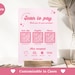 Printable Payment Sign, Retro Pink Scan to Pay Template, QR Payment ...