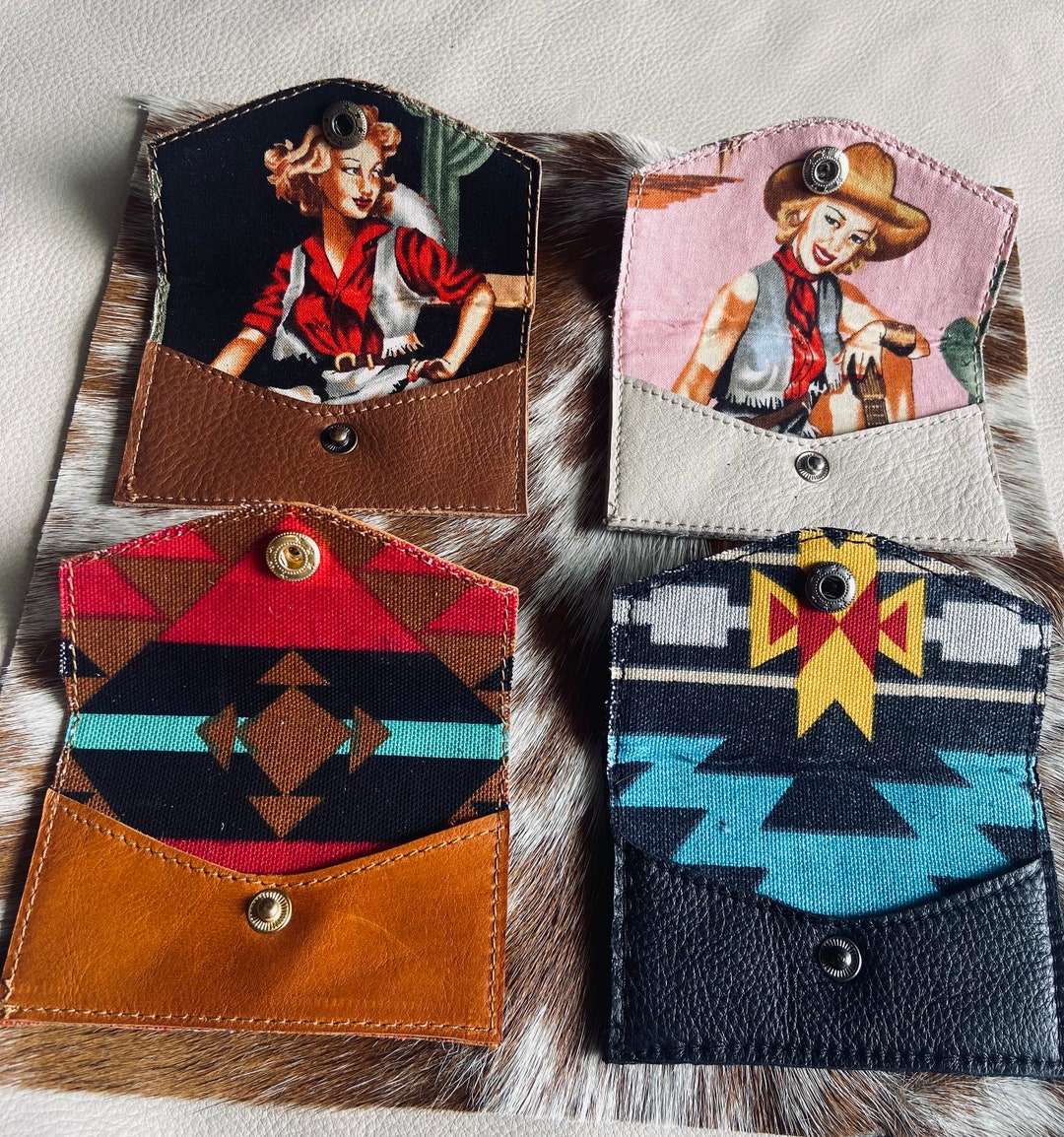 Snap Card Wallets - Etsy