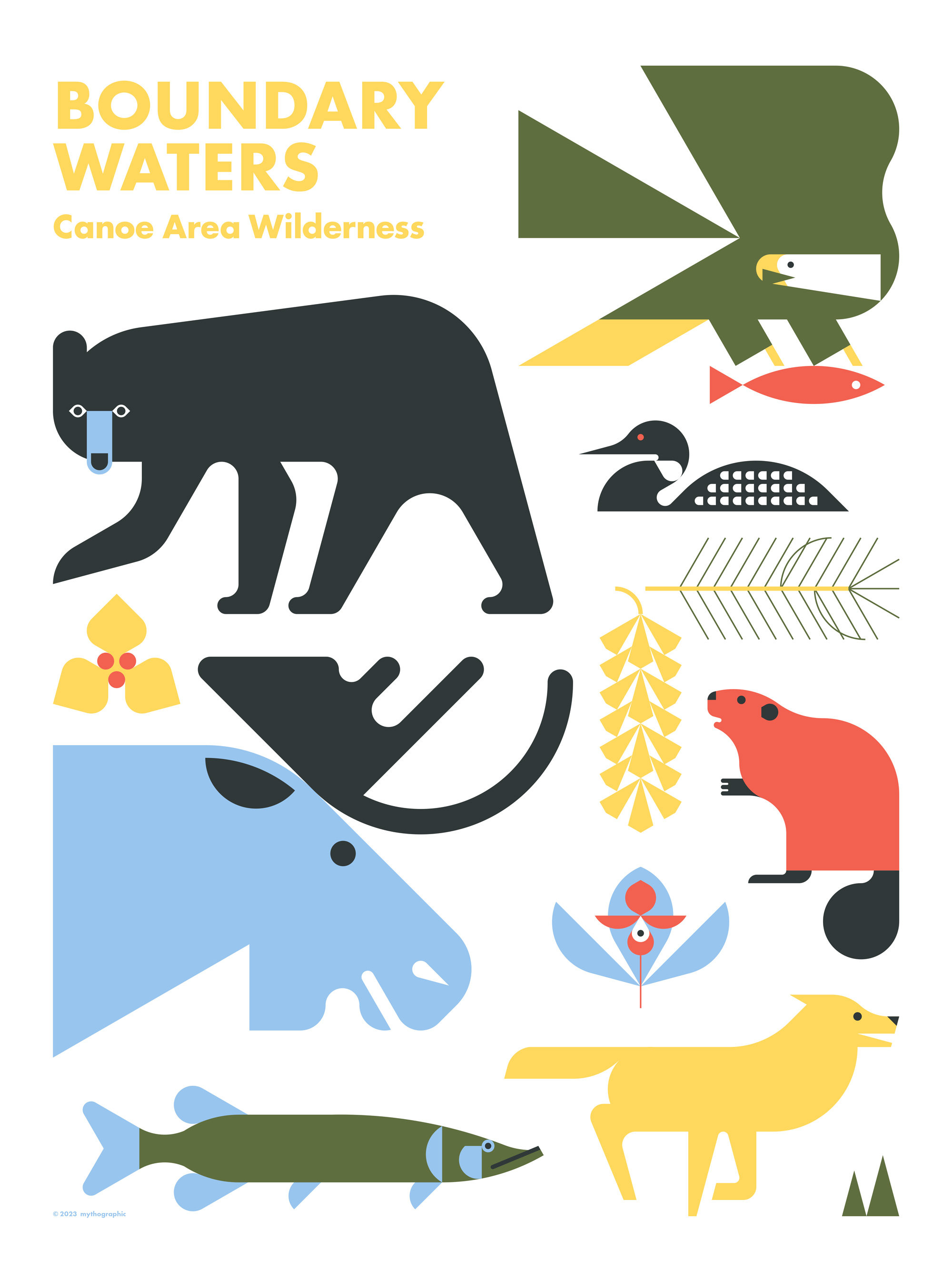 Boundary Waters Poster - Etsy