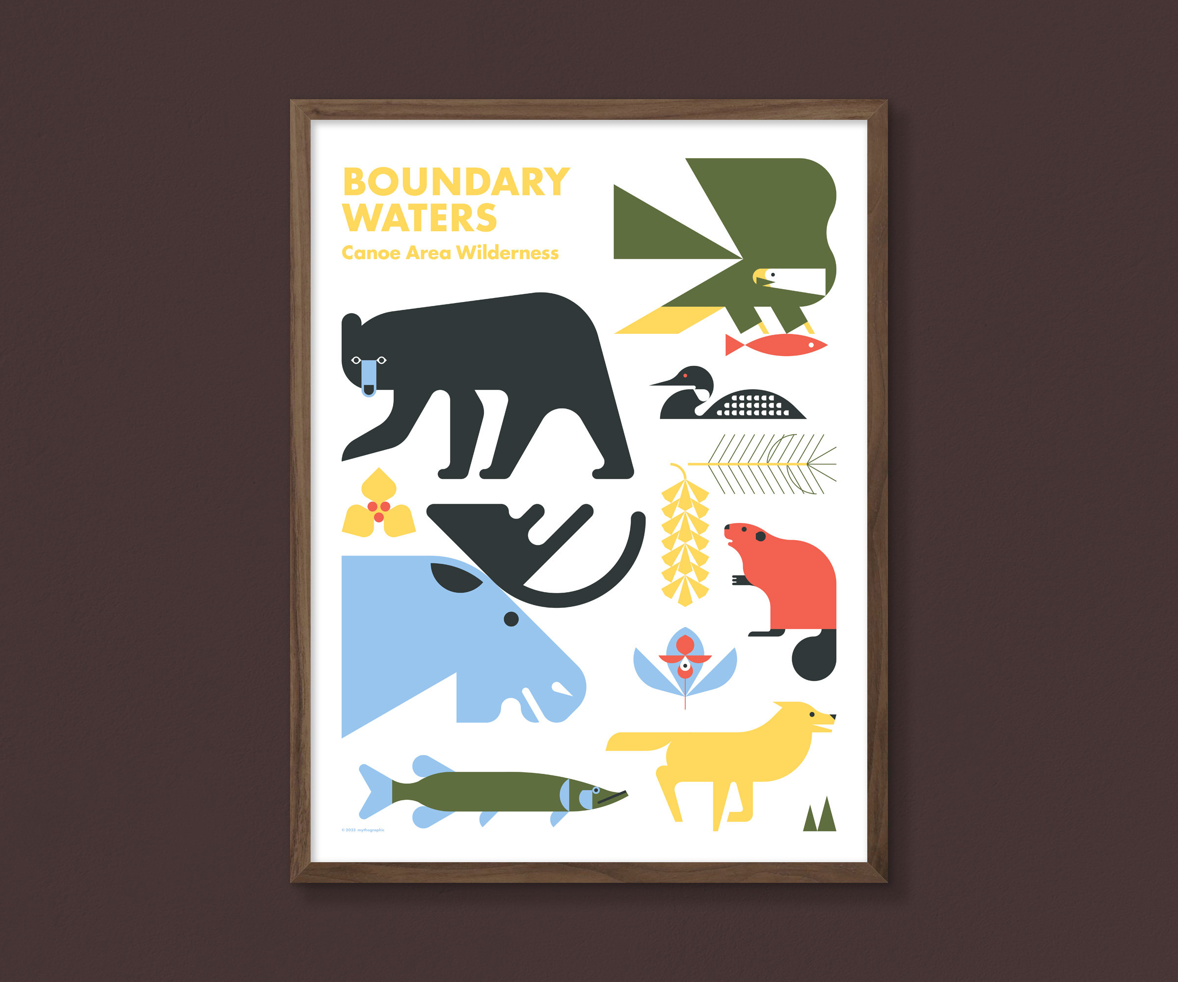 Boundary Waters Poster - Etsy