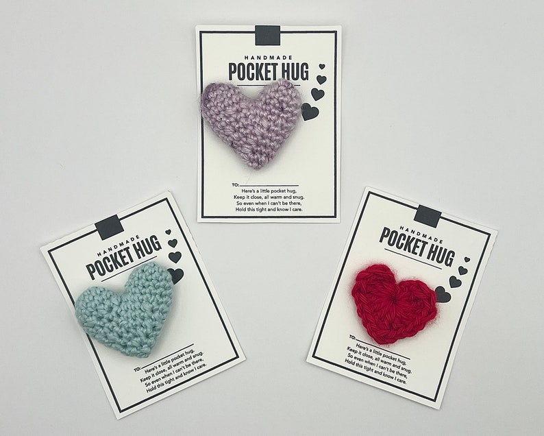 Heartfelt Crochet Pocket Hugs – Handmade Love and Warmth in Every ...