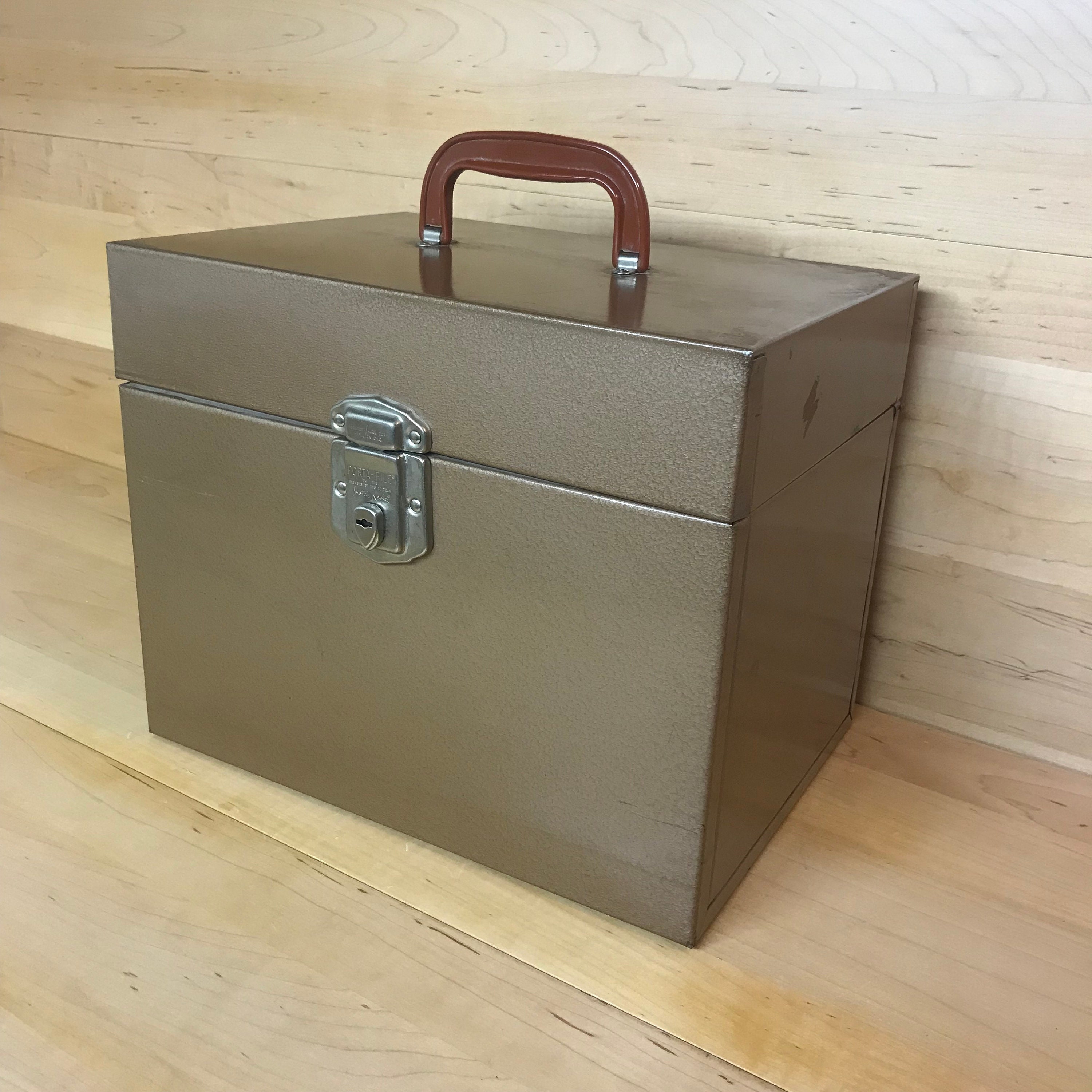 Boxes & Bins Port a File Excelsior Stainless Steel Metal File Box Mid ...