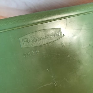 Vintage Large Index Card Box Avocado Green Rubbermaid Card File - Etsy