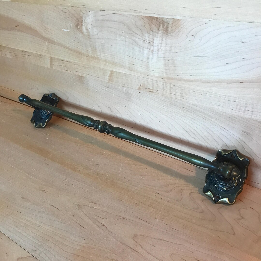 Vintage Bathroom Towel Rod Midcentury Salvaged Amerock Carriage House ...