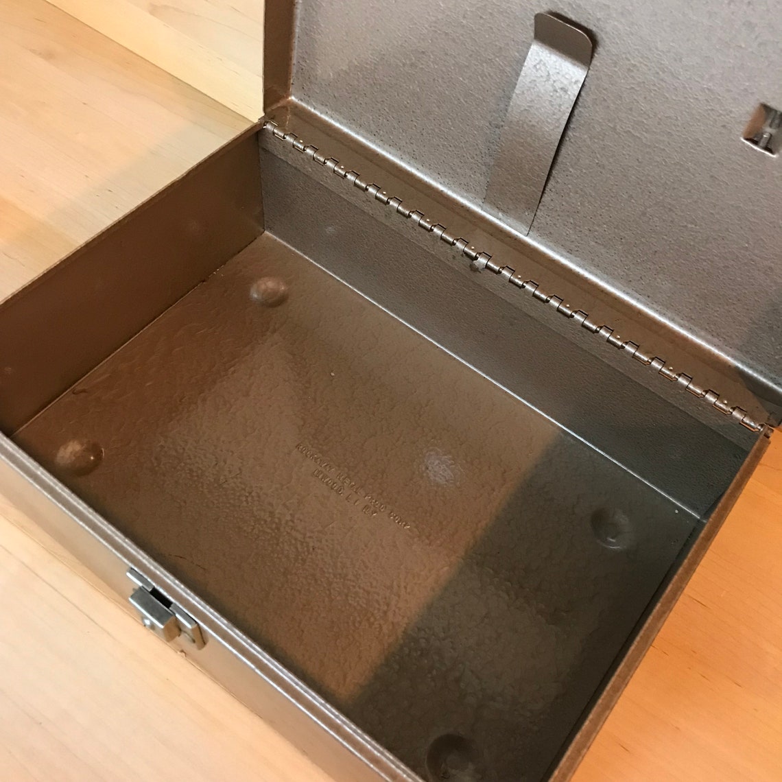Vintage Metal Document Box Midcentury Industrial 1950s Copper | Etsy