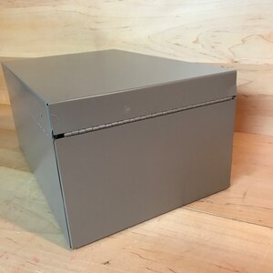 Vintage Large Index Card File Box Midcentury Oversized - Etsy