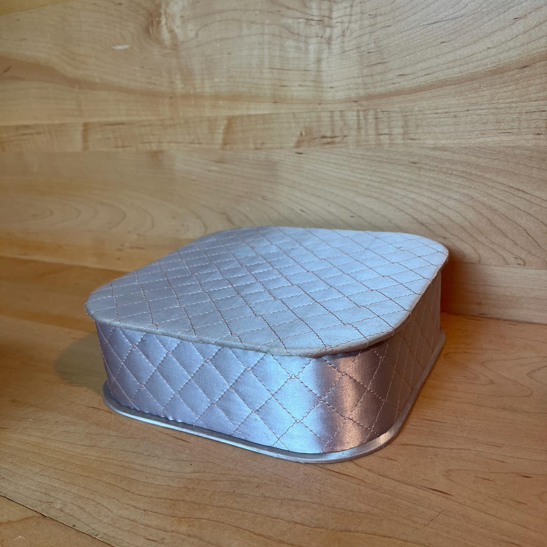 Vintage Satin Handkerchief Box Midcentury Rose Pink 1950s Accessory ...